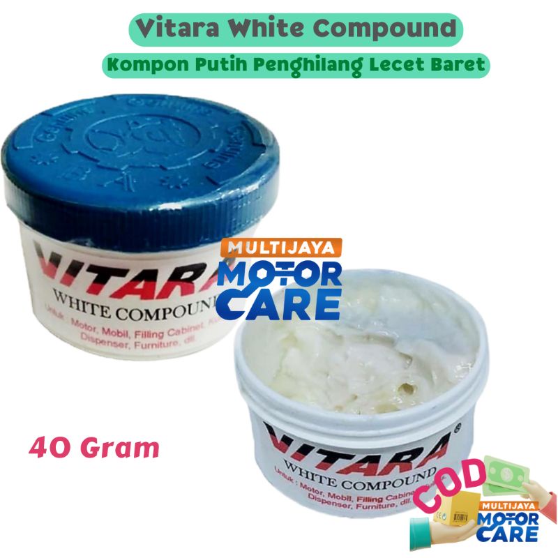 Jual Vitara White Compound - Kumpon Kompon Putih Penghilang Lecet Baret ...