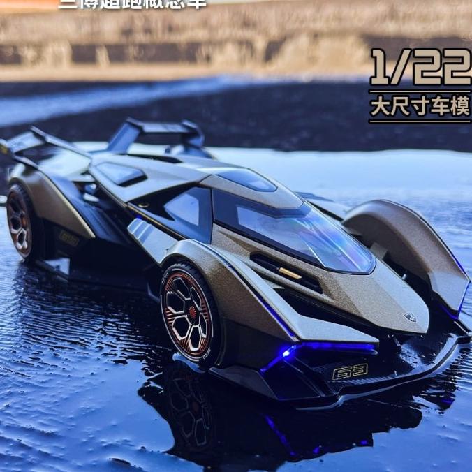Jual Miniatur Diecast scala 1:22 Mobil Lambo V12 Vision GT | Shopee ...