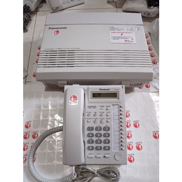 Jual Pabx Panasonic KX-TA616/308 Unit Second MANTAP Kap . 6 Line 16 Ext ...