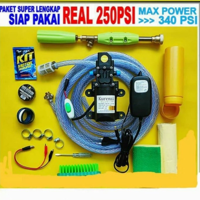 Jual Mesin Semprot Air Cuci Motor Mobil AC Portable Lengkap Mini ...