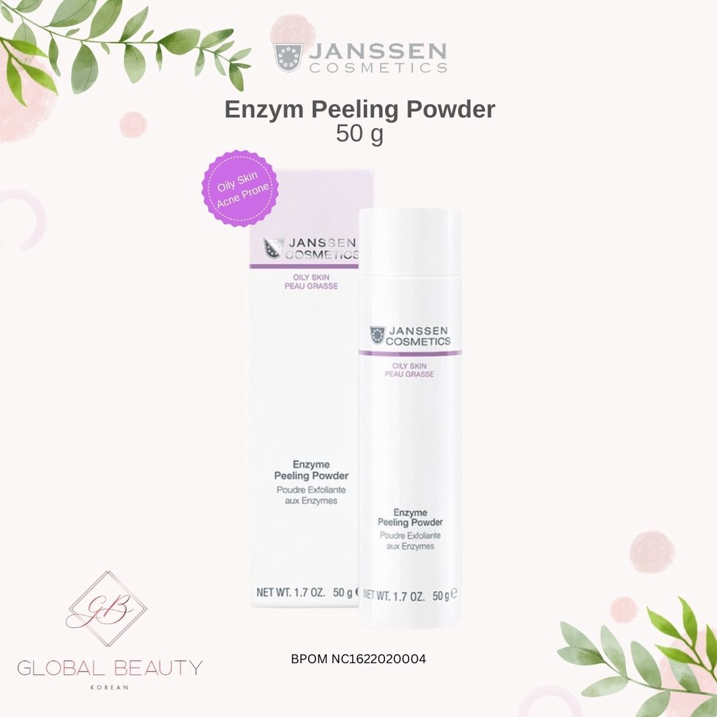 Jual Janssen Cosmetics Enzyme Peeling Powder Kulit Berminyak | Shopee ...