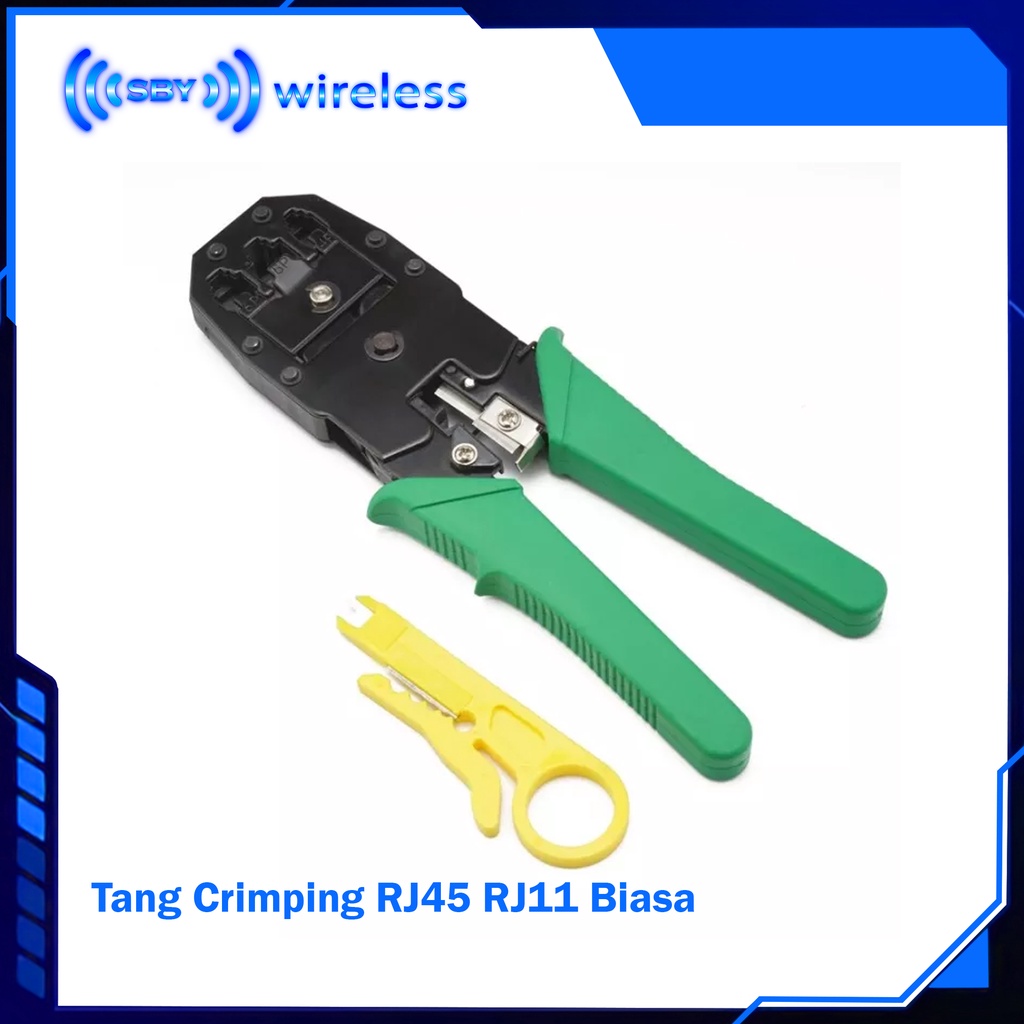 Jual Tang Crimping RJ45 RJ11 Biasa | Shopee Indonesia