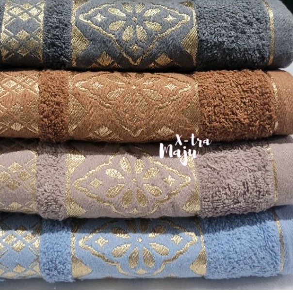 Jual Handuk mandi katun 50cmx100cm / handuk dewasa / motif Astra tebal ...