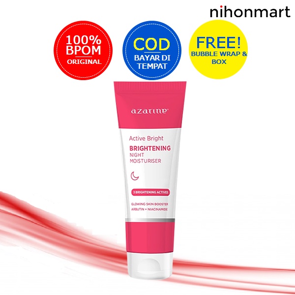 Jual Azarine Active Bright Brightening Night Moisturiser 20g | Shopee ...