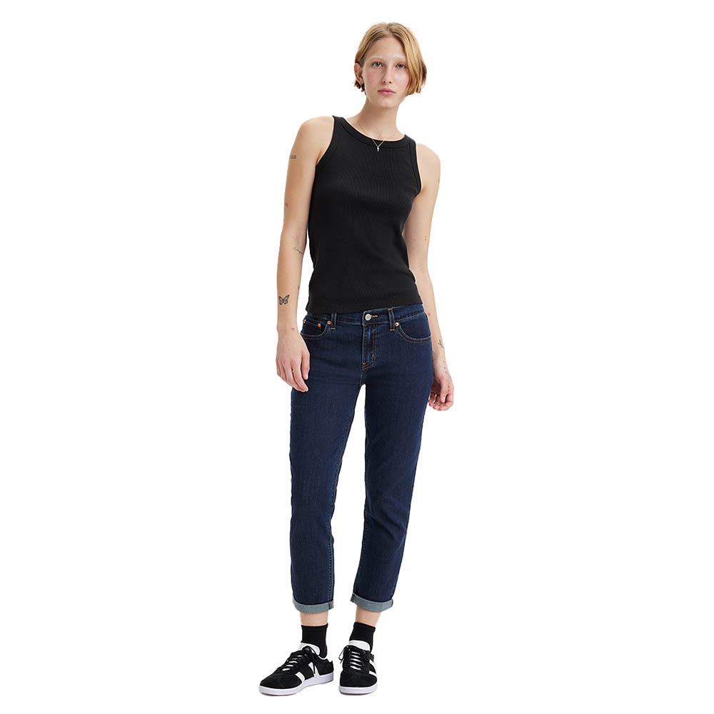 Jual Levi's® Women's Mid-Rise Boyfriend Jeans (19887-0284) | Shopee ...