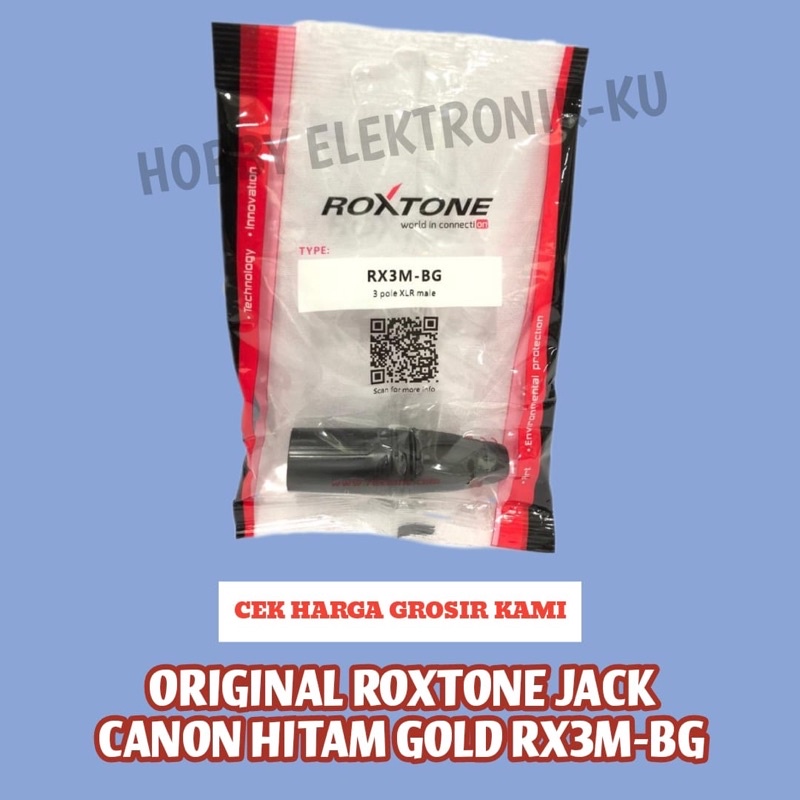 Jual JACK CANON ROXTONE HITAM GOLD RX3M-BG ORG | Shopee Indonesia