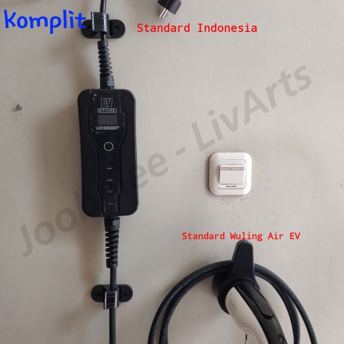 Jual Vosser EV Charger Wuling Air EV 16A 3.5KW Cas Mobil Listrik ...