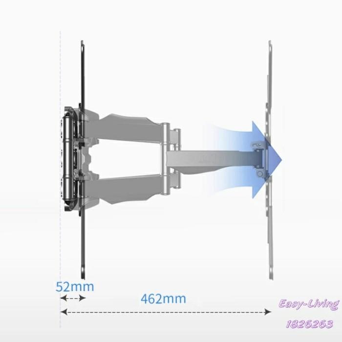 Jual Braket bracket breket TV LED UHD 32 40 43 49 50 55 58 60 inci NB P5 | Shopee Indonesia