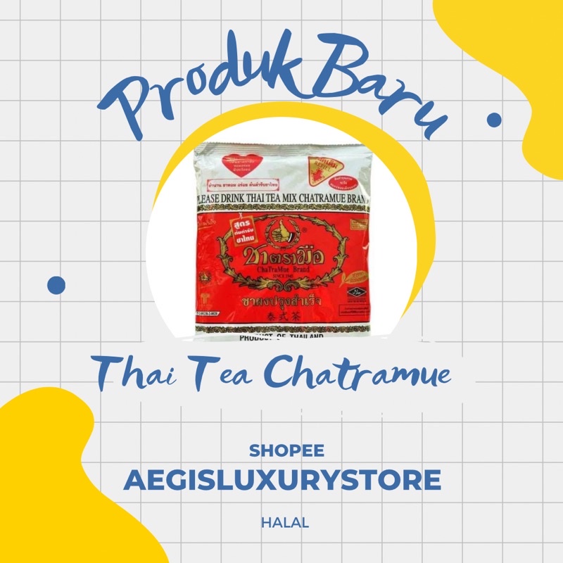 Jual Chatramue Thai Tea Asli Import Thailand 400gr Halal | Shopee Indonesia