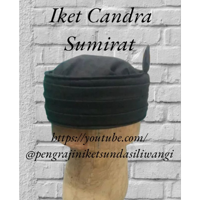 Jual iket Sunda praktis Candra sumirat, blangkon sunda jawa, totopong ...
