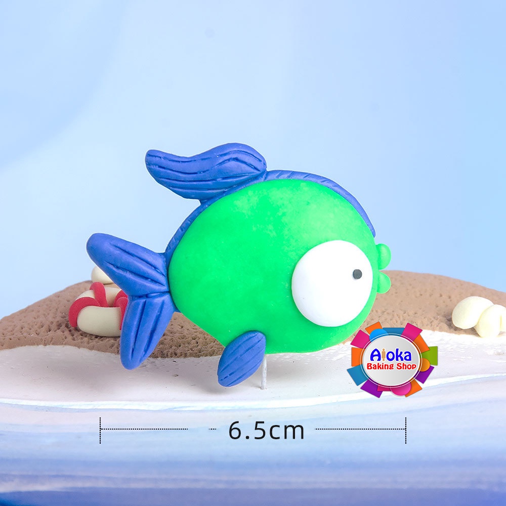 Jual Topper Kue Mermaid Hewan Laut Clay / Dekorasi Ulang Tahun Mermaid ...