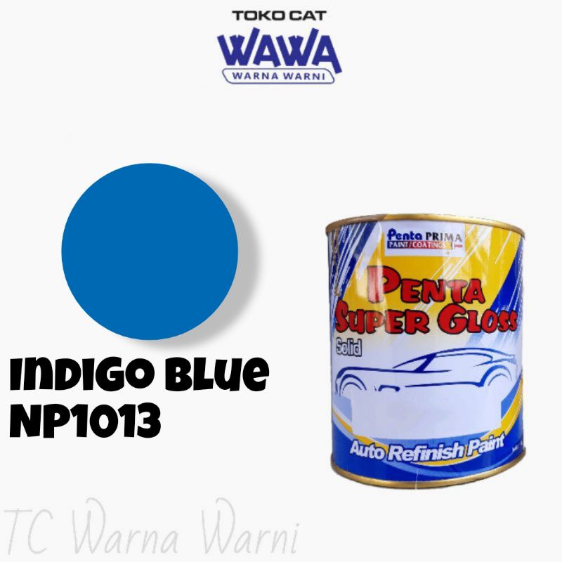 Jual cat duco penta super gloss Indigo Blue NP1013 biru laut kilap ...