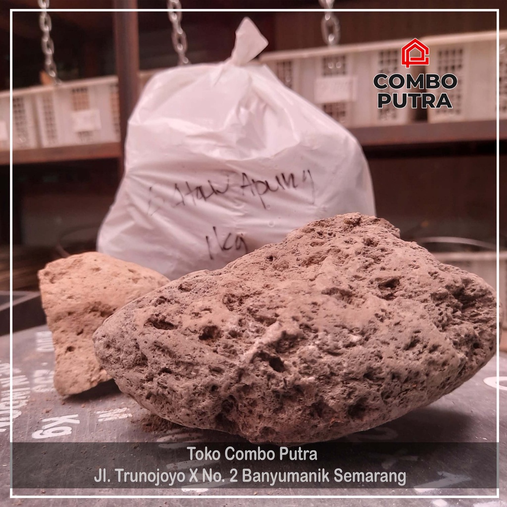 Jual Batu Apung | Pumice Stone | Media Filter Kolam Aquarium 1 Kg ...