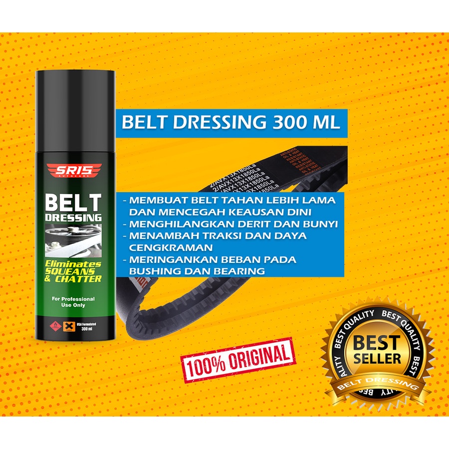Jual SR15 BELT DRESSING V-belt Dressing Mobil Motor SR15 300ml ...