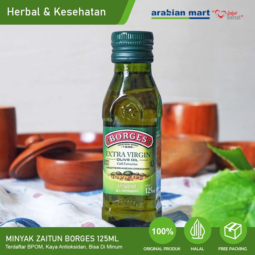 Jual Minyak Zaitun BORGES 125ml EVOO Untuk MPASI Suplemen Anak & Ibu ...