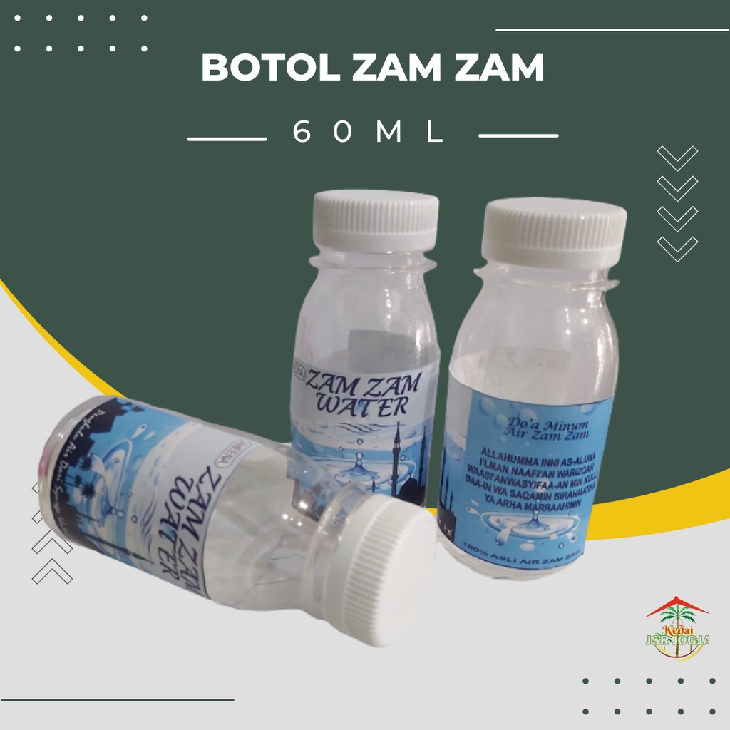 Jual Botol Zam Zam stiker 80 ml | Shopee Indonesia