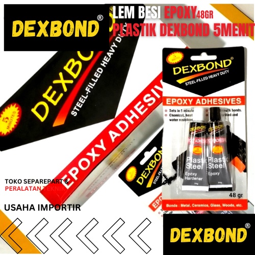 Jual Jual Lem Dexbond Plastic Steel 5 Menit 48 grm Lem Otomotif ...