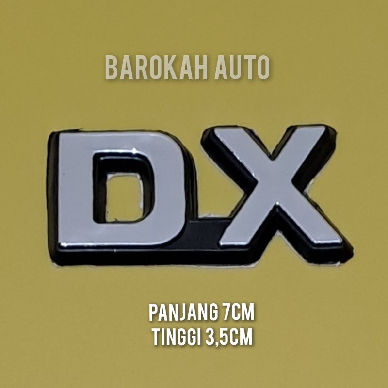 Jual emblem dx untuk mobil toyota corolla dx | Shopee Indonesia