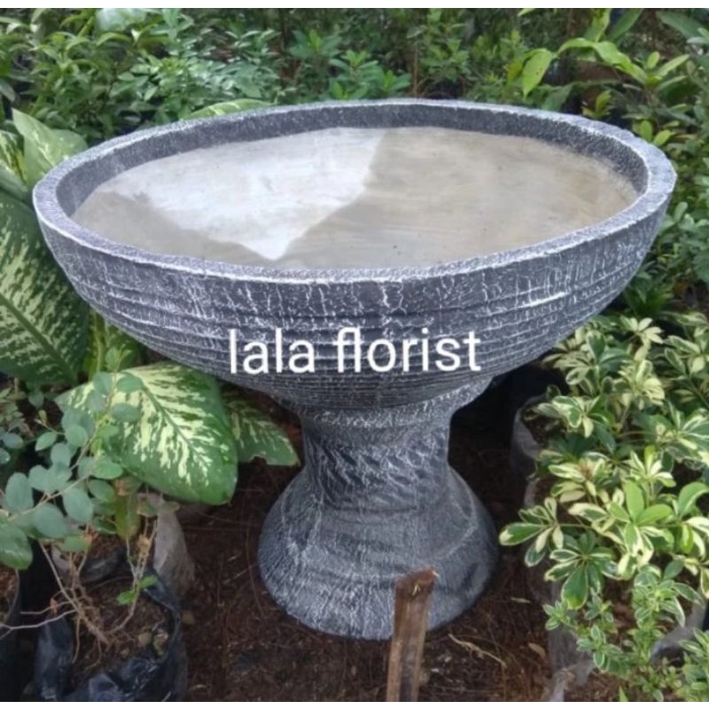 Jual pot teratai 67cm + pilar kaki KHUSUS CARGO / pot lotus 67cm / pot ...