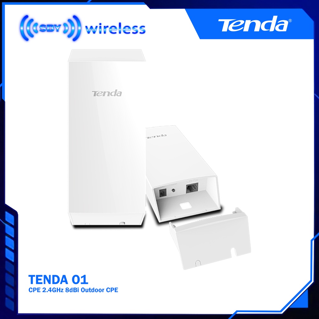 Jual TENDA O1 500m Outdoor Point To Point CPE - TENDA 01 Wireless ...
