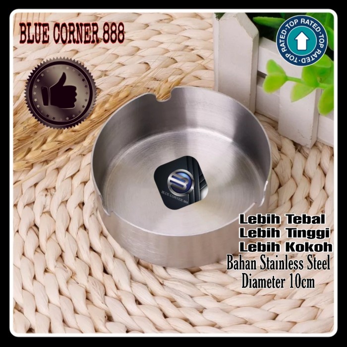 Jual [Ready] Asbak Stainless Besi Kokoh Awet 10Cm | Shopee Indonesia