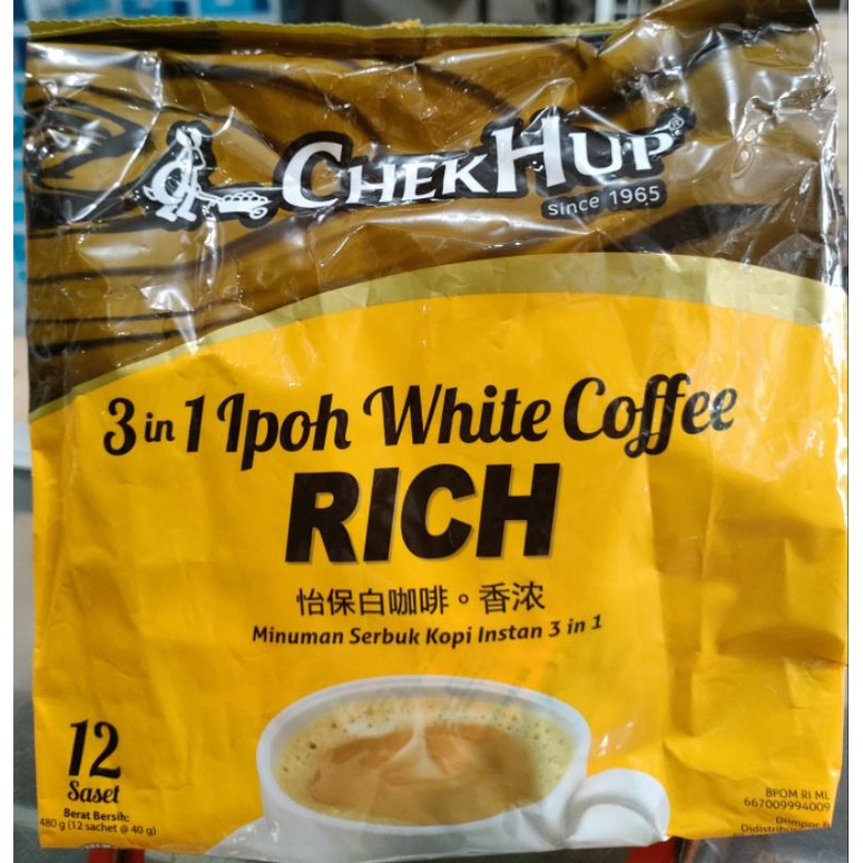 Jual Chek Hup 3 in 1 Ipoh White Coffee Rich | Shopee Indonesia