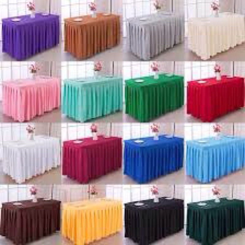 Jual Taplak Cover Meja Model Rempel | Shopee Indonesia