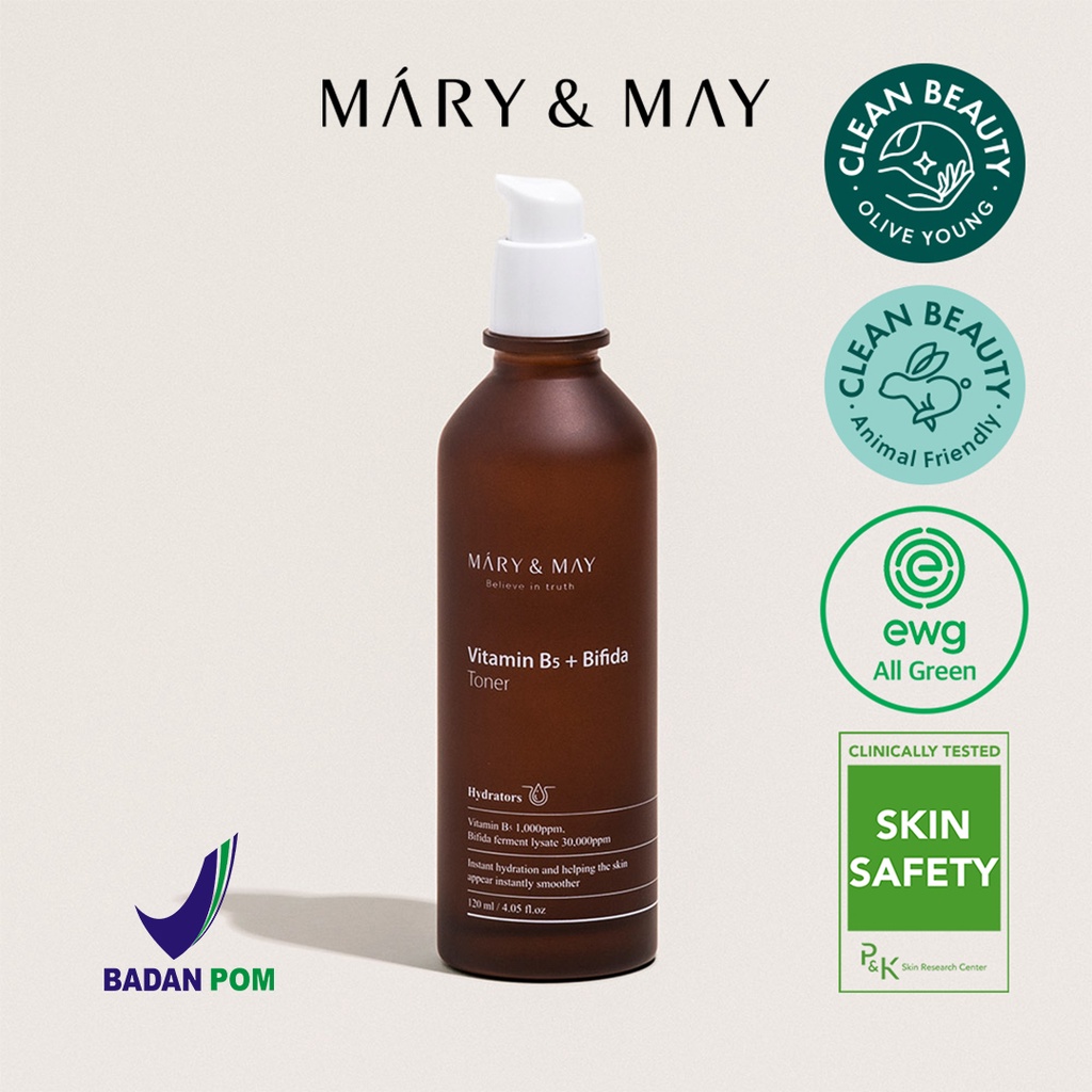 Jual Mary&May Vitamin B5 + Bifida Toner 120ml (Improve Skin Barrier ...