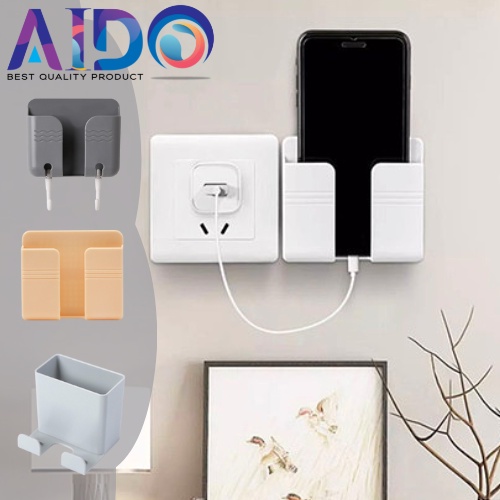 Jual RAK GANTUNG HP CHARGER REMOTE TV AC TEMPEL TEMBOK HOLDER PHONE CAS ...