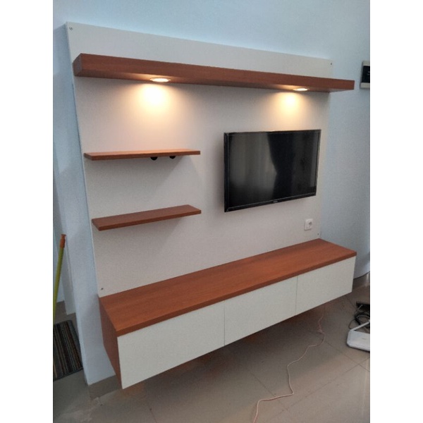 Jual BACKDROP TV LACI MODERN | Shopee Indonesia