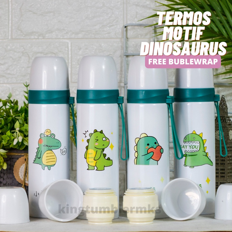 Jual TERMOS/BOTOL AIR MINUM STAINLESS STEEL SIMPLE WHITE GLOSSY ...