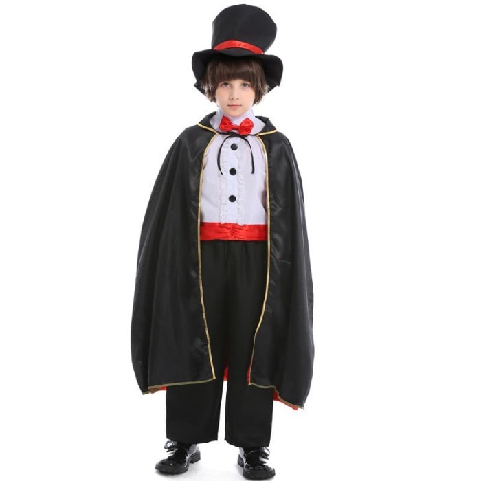 Jual Tangencotangen Cod !!! Magician Costume Kostum Profesi Pesulap ...