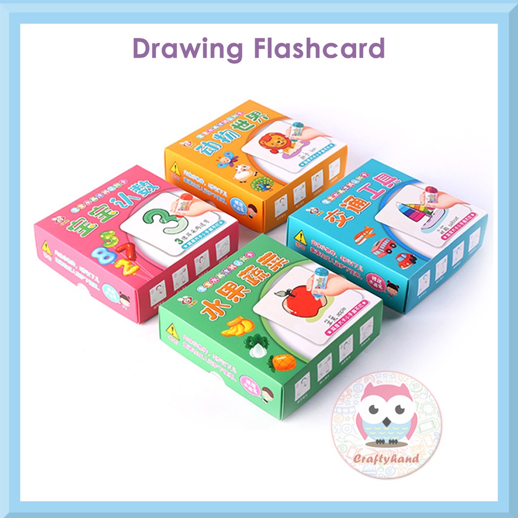 Jual Drawing flashcard mewarnai menggambar | Shopee Indonesia