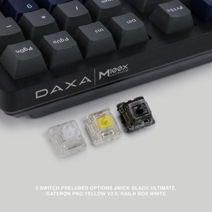 Jual Rexus Daxa M100X Ultimate Southfacing Wireless - Gaming Keyboard ...