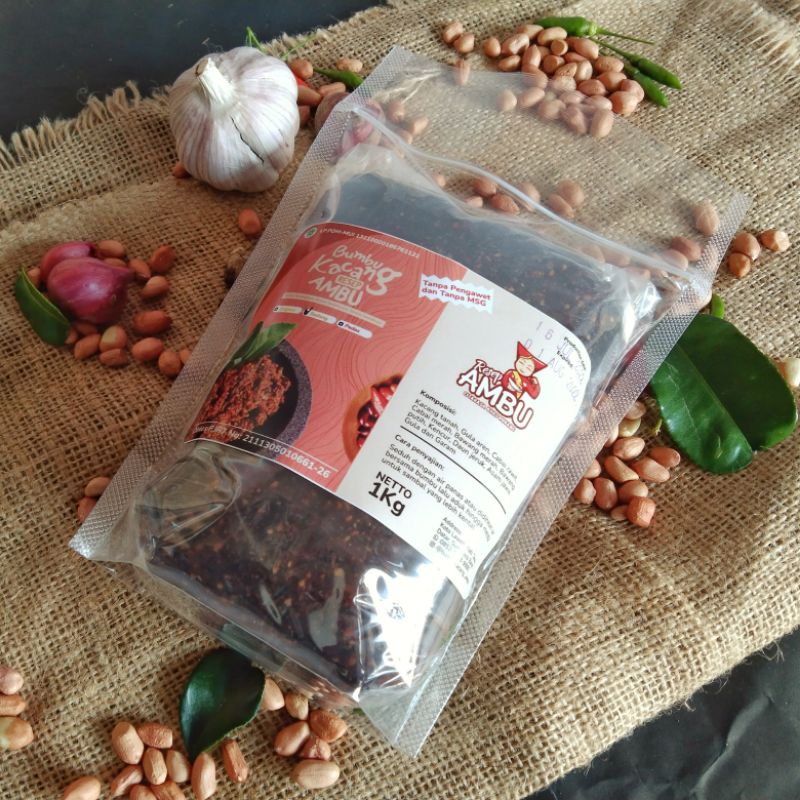 Jual Resep AMBU Bumbu Kacang/Pical/Pecel/Lotek Instan Khas Minang ...