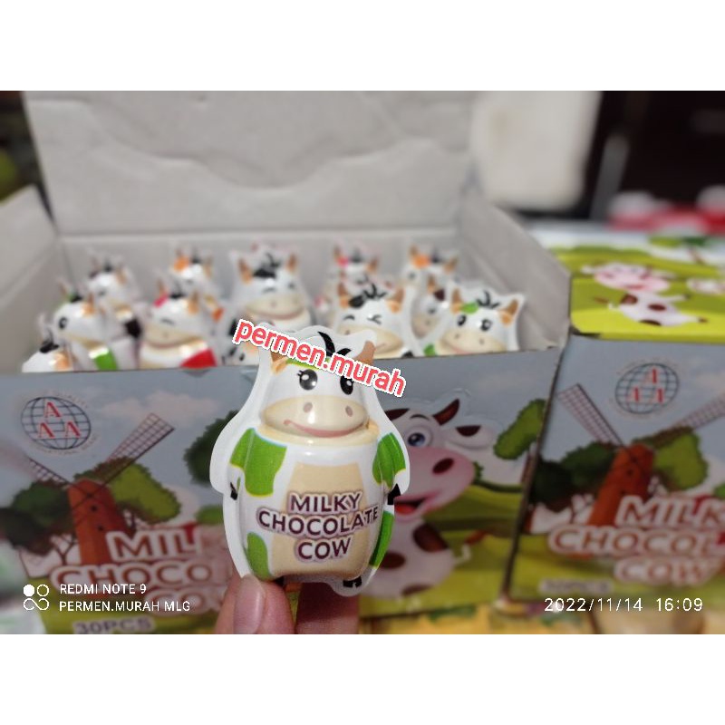 Jual MILKY CHOCOLATE COW/ COKELAT SUSU SAPI isi 30pcs | Shopee Indonesia