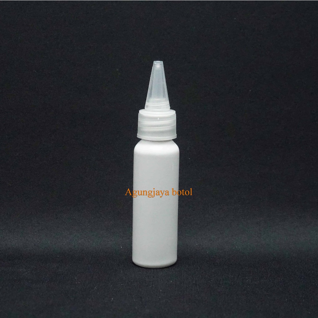 Jual Botol Pet 30 ml Br Putih Tutup Kerucut Neck 18 / Botol Pet / Botol ...