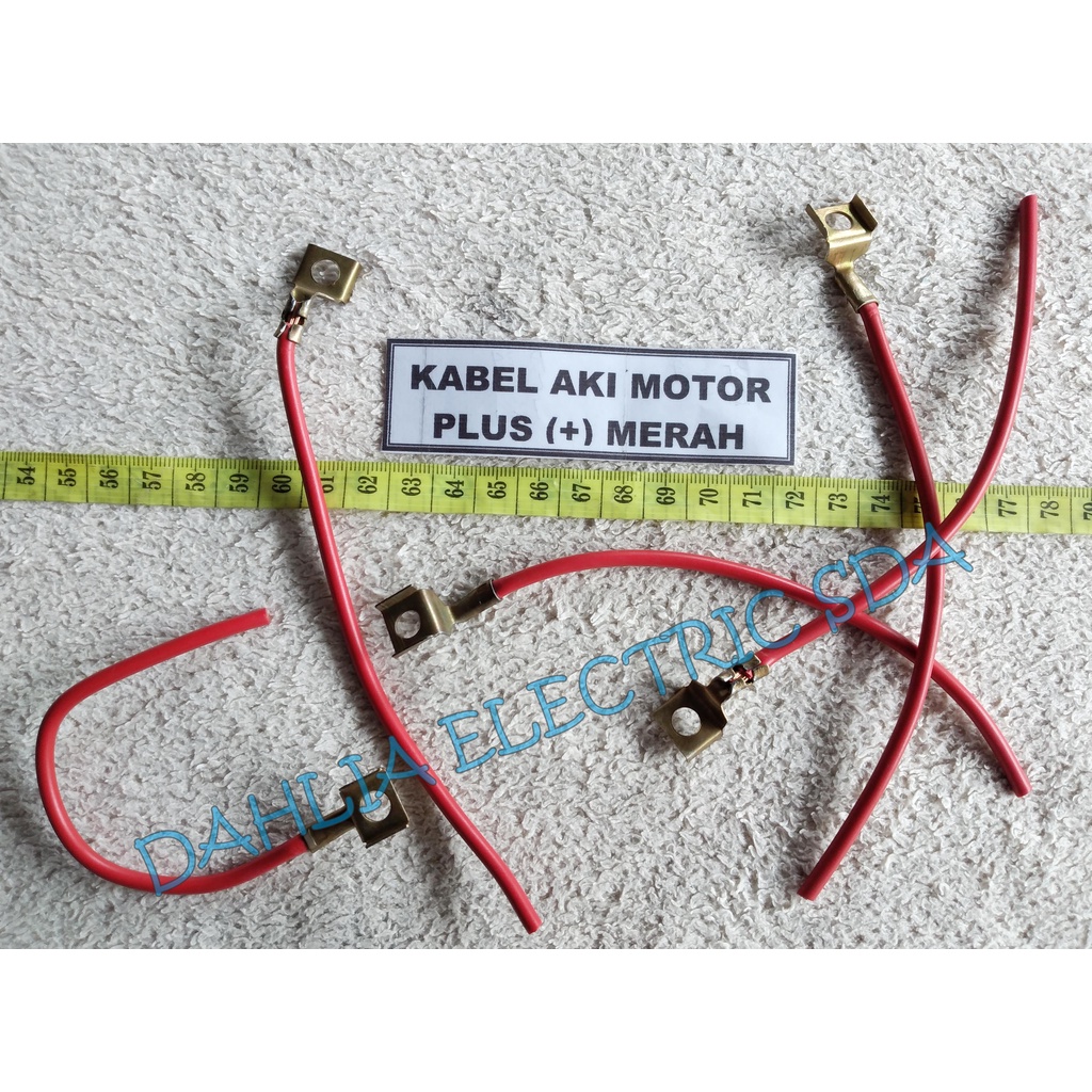 Jual KABEL + SKUN AKI (+) MERAH UNTUK MOTOR | Shopee Indonesia