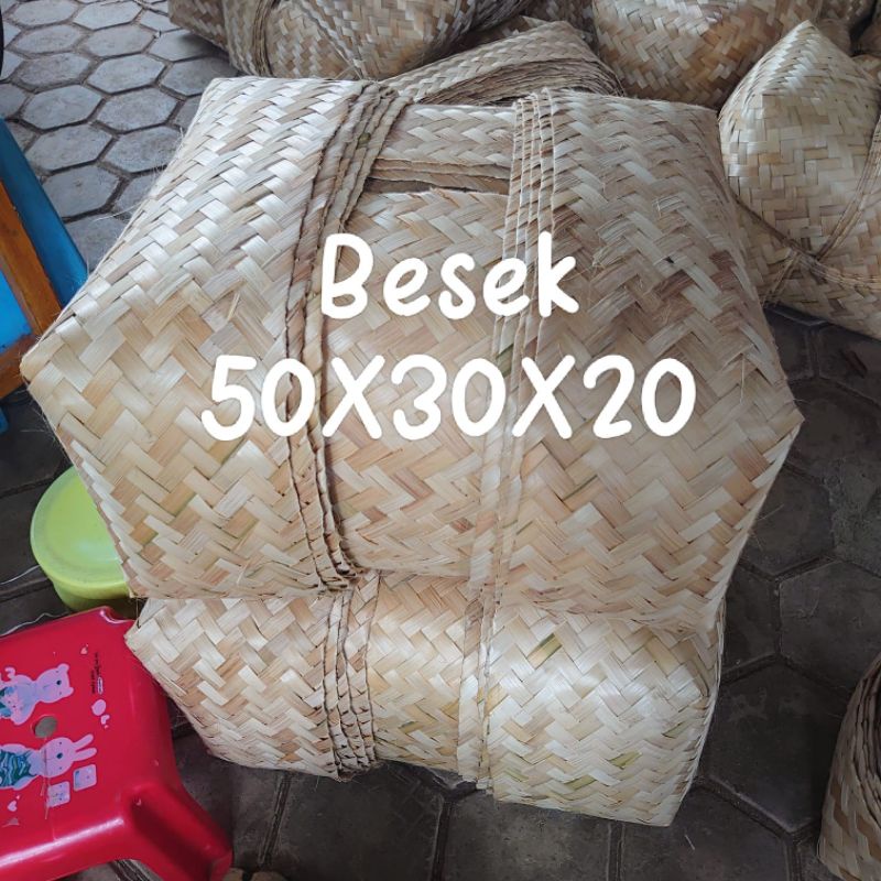Jual Besek Jumbo 50X30X20 Besek PSHT Besek Merpati Besek Bakul Bambu ...