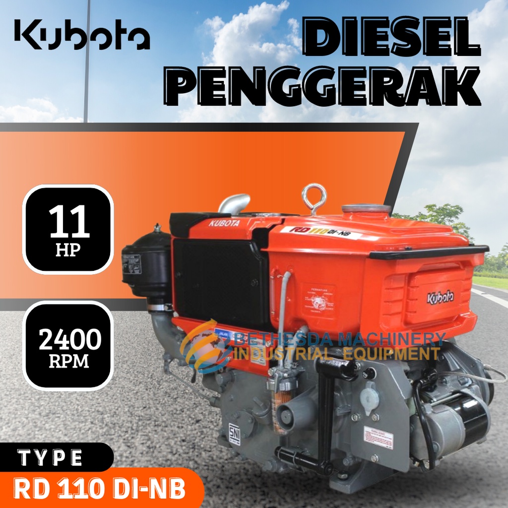 Jual Mesin Kubota mesin diesel mesin penggerak 11HP RD 110 DI -NB ...