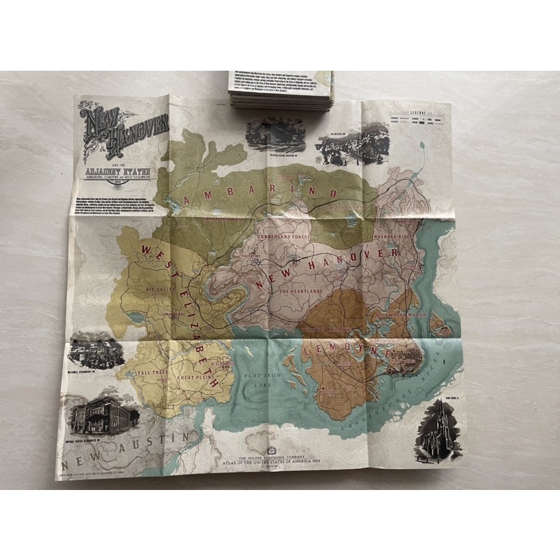 Jual Map Peta Game Red Dead Redemption RDR 2 Pajangan | Shopee Indonesia