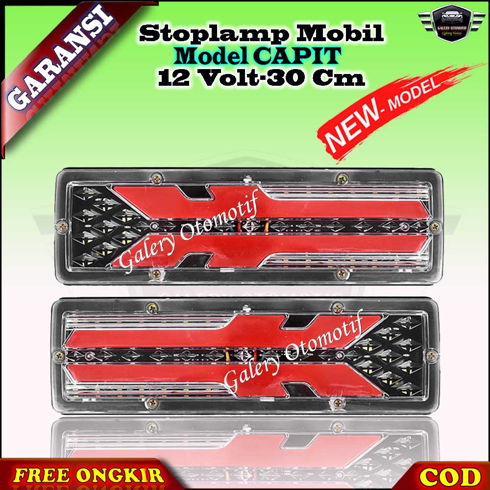 Jual Lampu Variasi Rem Belakang Stop Lamp LED Model Capit ST 1234 Mobil ...