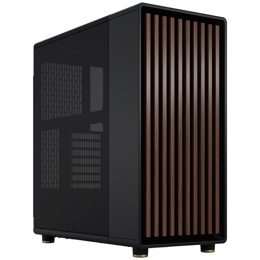 Jual FRACTAL NORTH CHARCOAL BLACK MID TOWER PC CASE CASING GAMING ...