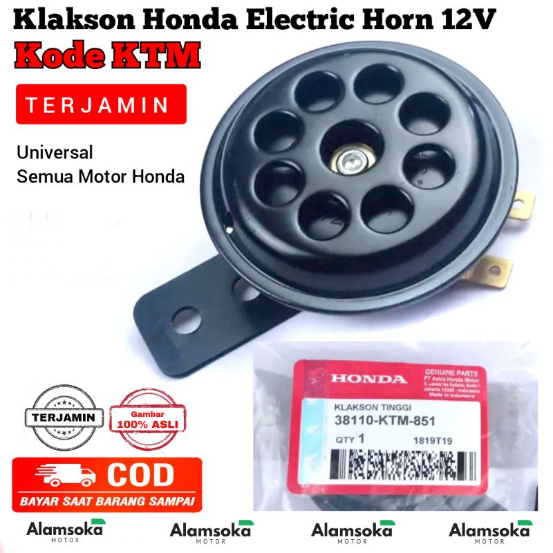 Jual Klakson Motor Klakson Honda Electric Horn 12V Universal Untuk ...