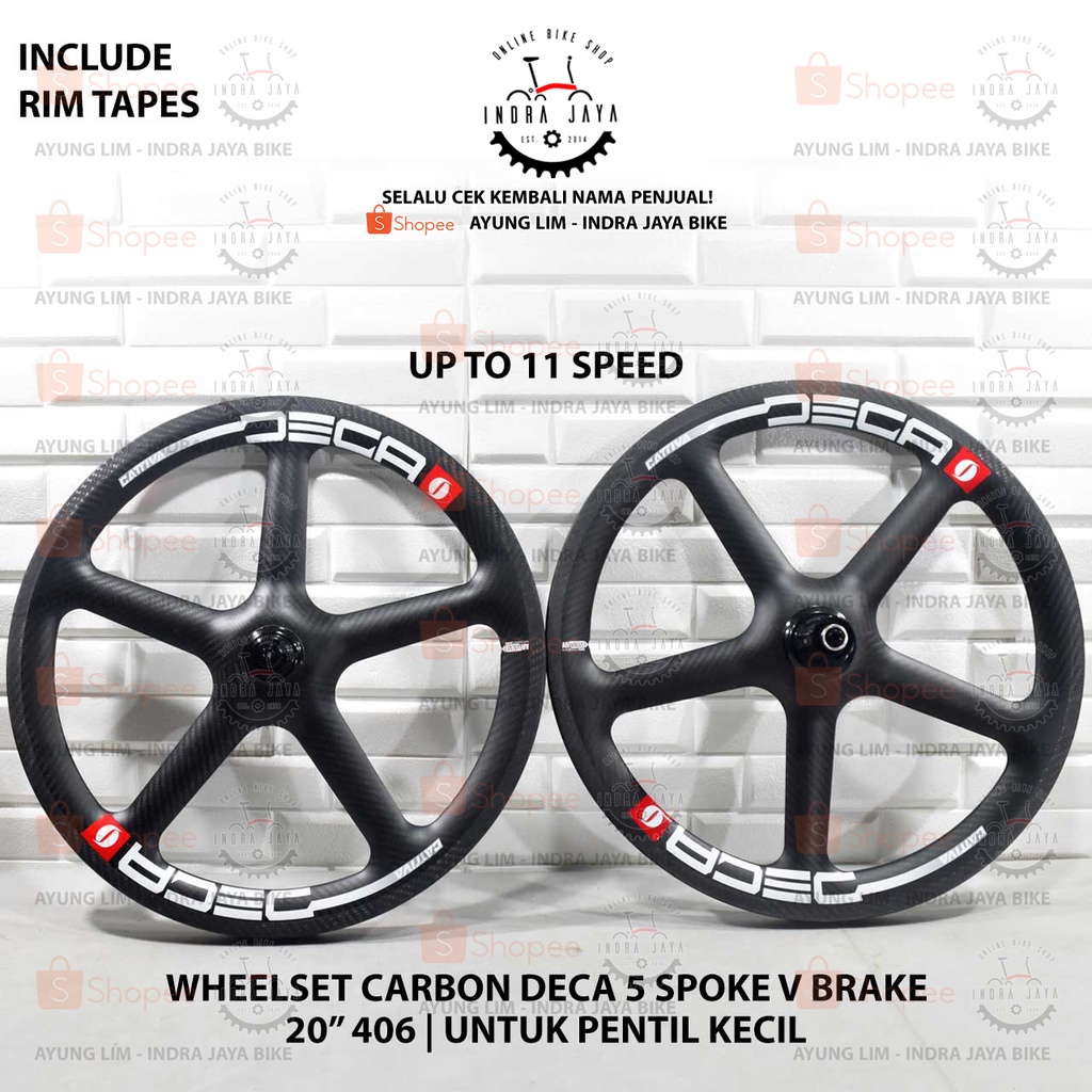 Wheelset deca 20 carbon store