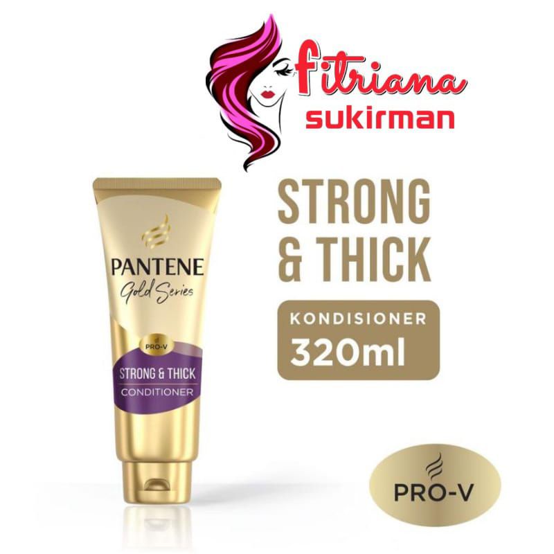 Jual Pantene Conditioner Gold Series Strong & Thick kondisioner 320ml ...