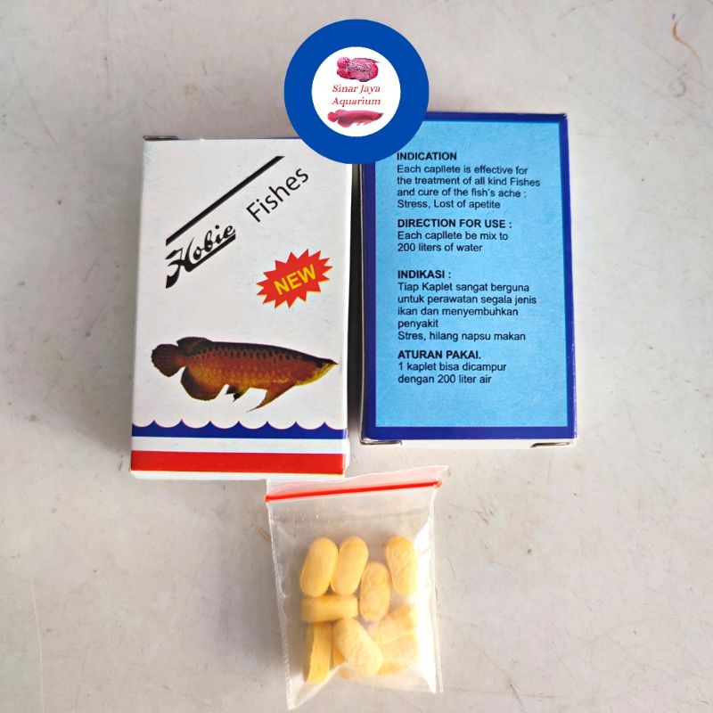 Jual HOBIE FISHES STANDAR - MULTIVITAMIN PENAMBAH NAFSU MAKAN / Pil ...