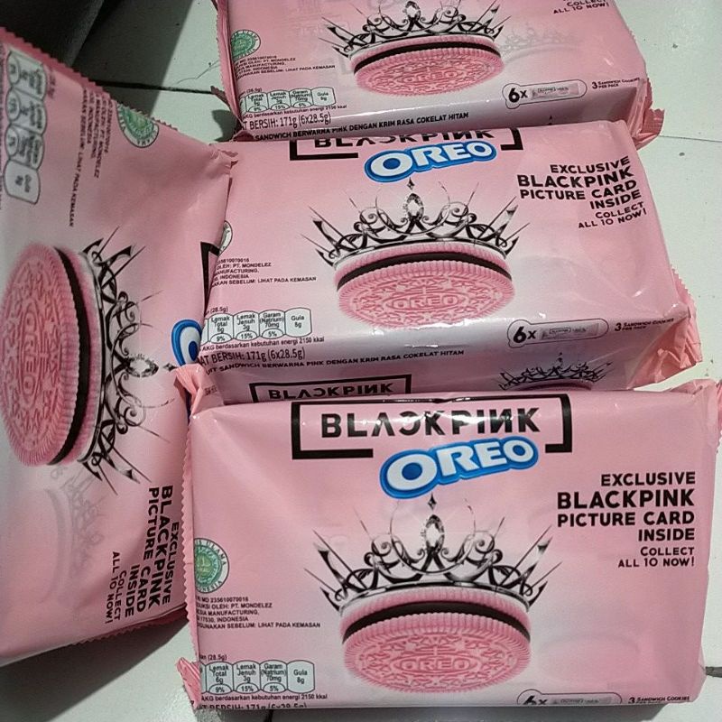 Jual OREO BLACK PINK 171 GR ( 6 x 28,5 gr ) | Shopee Indonesia