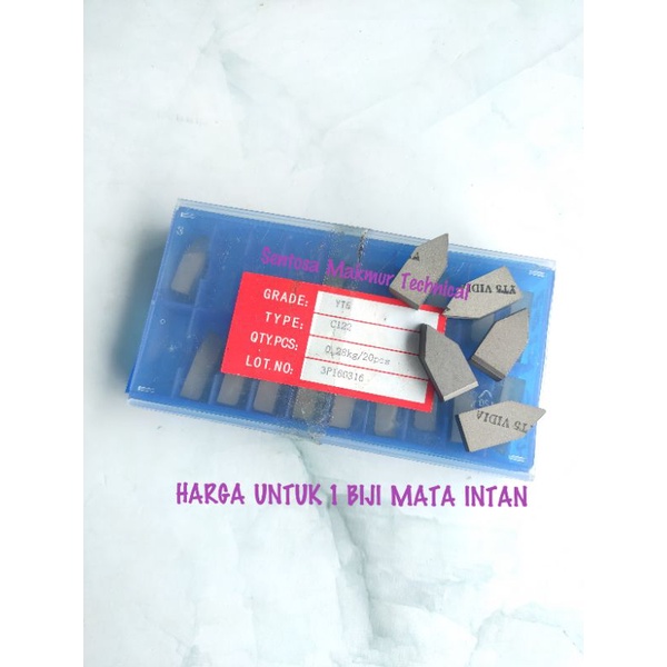 Jual C122 YT5 10MM Mata Intan Widia Widya Pahat Bubut Betel 10 MM ...