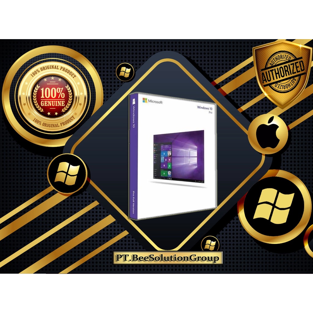 Jual Microsoft Windows 10 Pro FPP 64bit Genuine | Shopee Indonesia